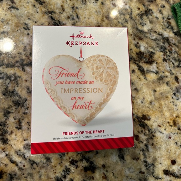 Hallmark | Holiday | Hallmark Keepsake Friends Heart Ornament New ...